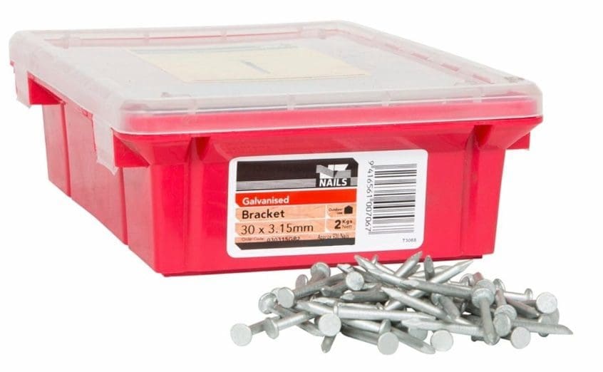 30 x 3.15 Galv Bracket Nails 2kg - ITM Stratford