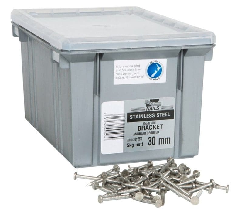 30 x 3.15 Stainless Steel Bracket Nails 5kg - ITM Stratford