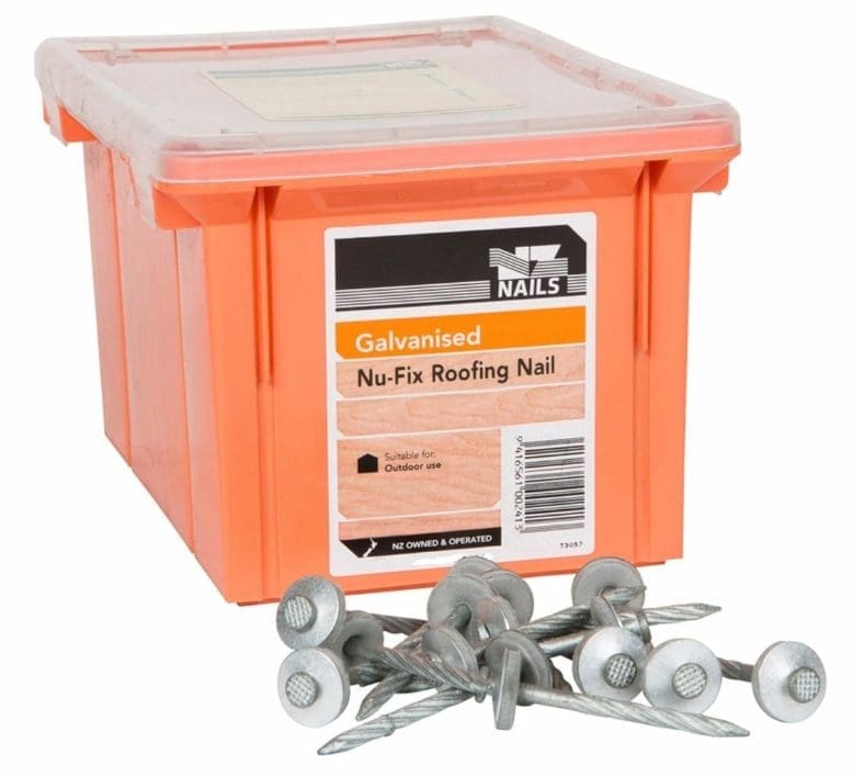 60mm Galv Nu-Fix Nails 300 Nails 2.5kg - ITM Stratford