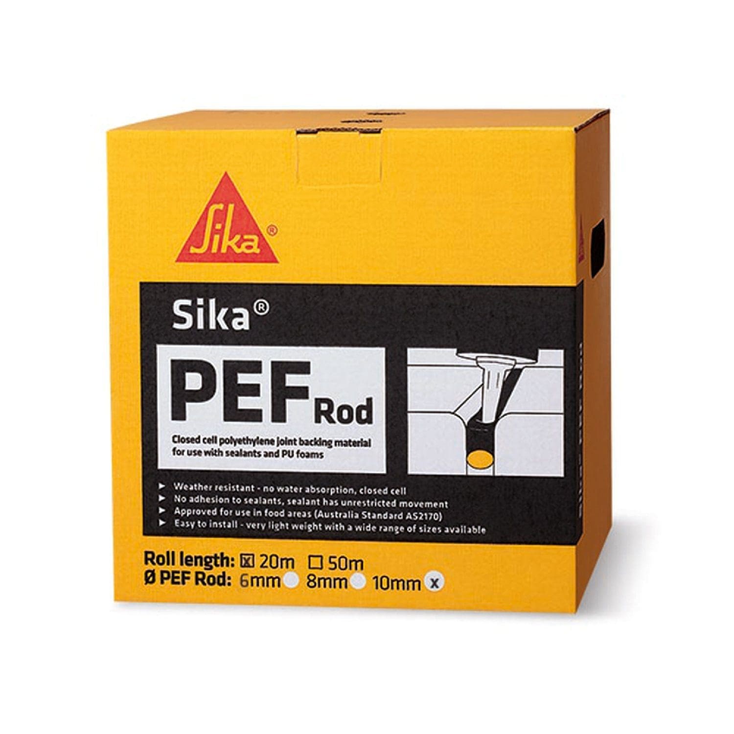 Pef Backing Rod 10mm 20M Roll - ITM Stratford