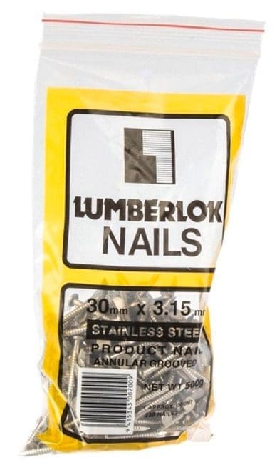 30 x 3.15 Stainless Steel Product/Bracket Nails 500g - ITM Stratford