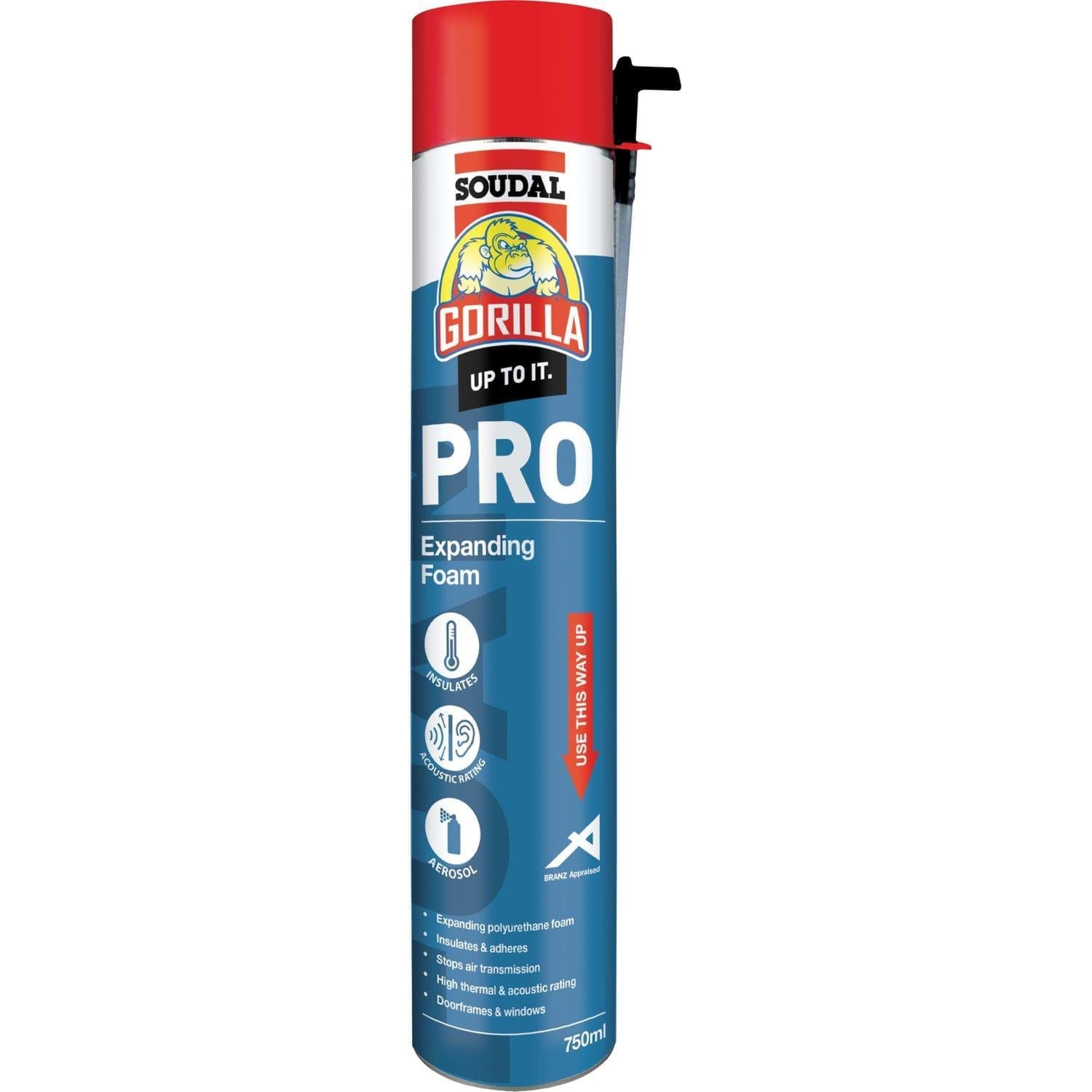 Gorilla Expanding Foam 750ml - ITM Stratford