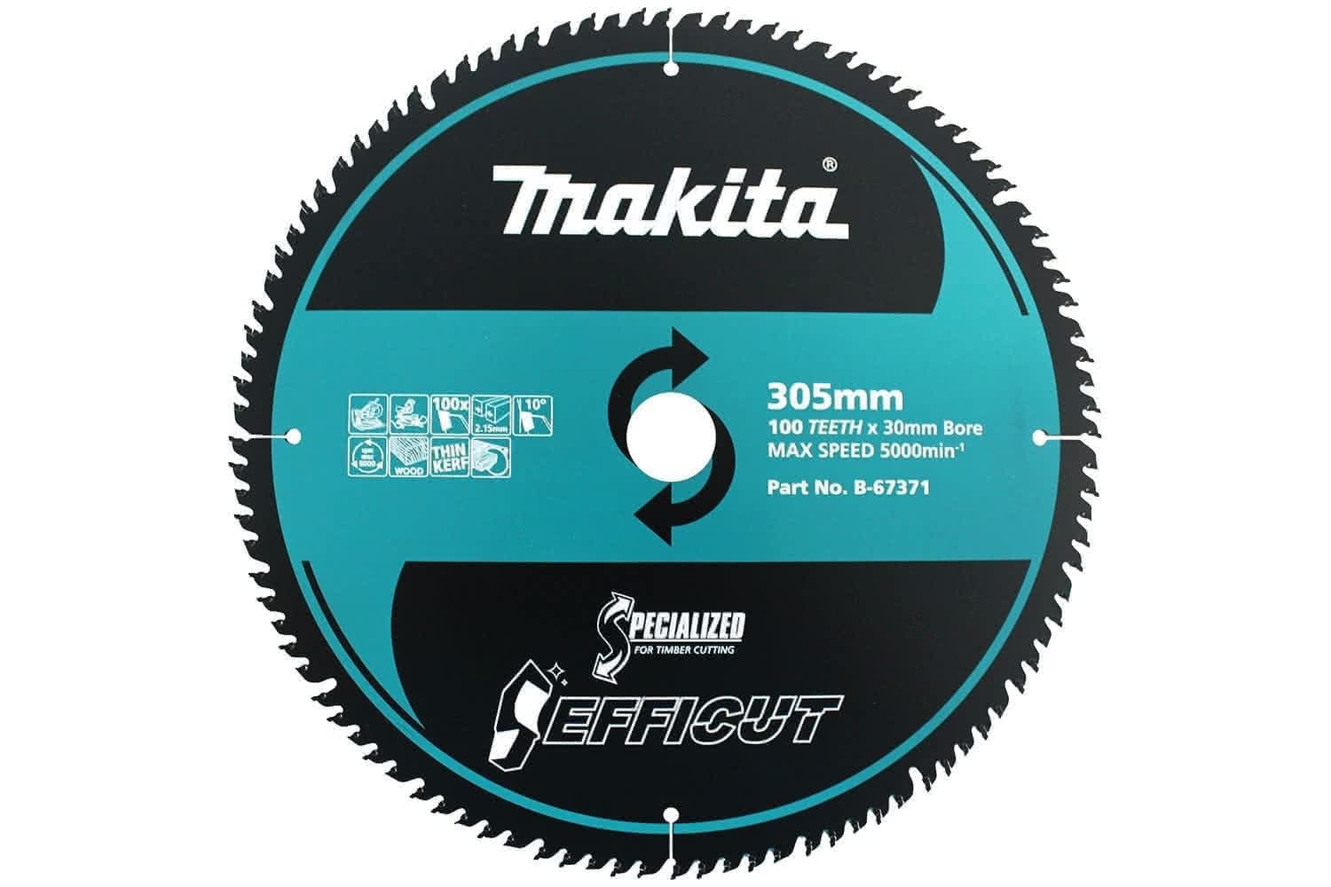 Makita Efficut 305 X 100T Wood Blade - ITM Stratford