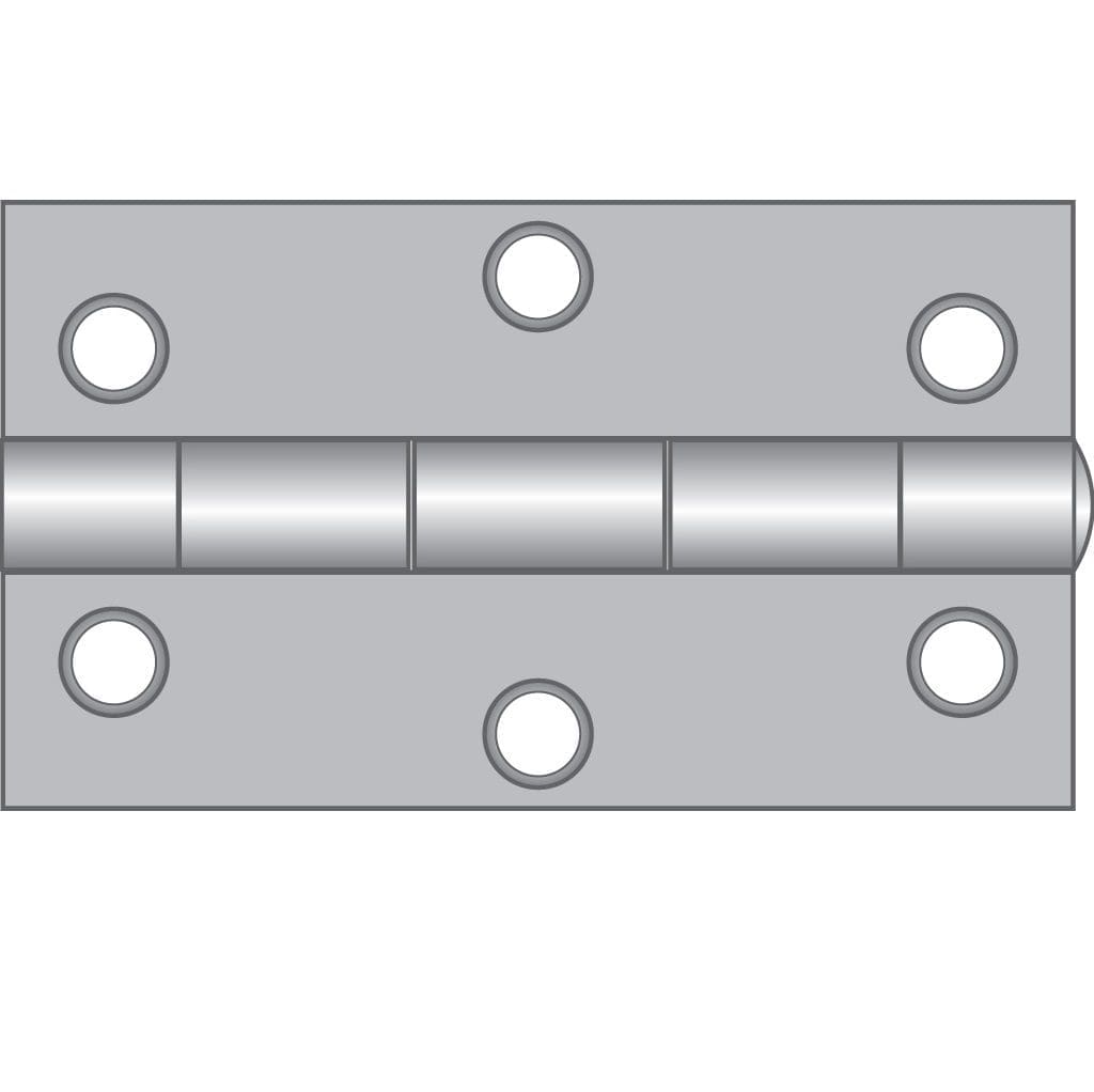 75mm x 50mm Loose Pin Hinge Zinc Plate - ITM Stratford