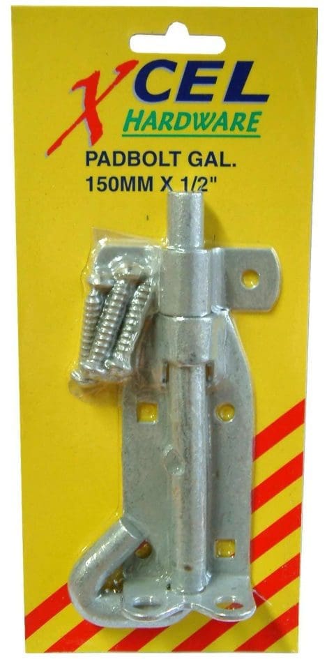 Padbolt Gal 12 x 200mm Xcel - ITM Stratford