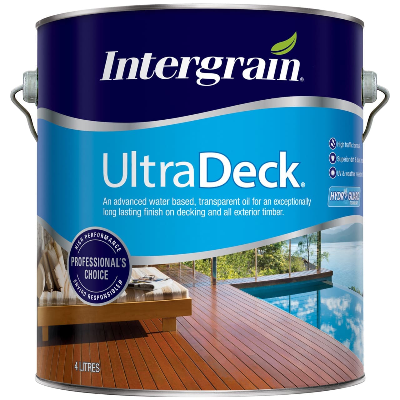 Intergrain Ultradeck Jarrah 4L - ITM Stratford