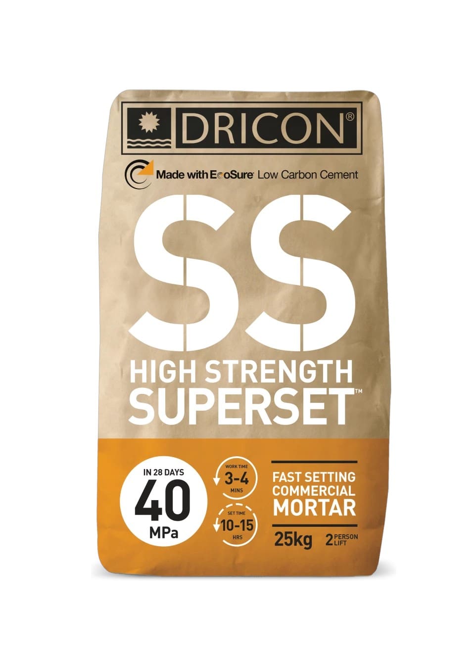Dricon Superset Mortar 25kg - ITM Stratford